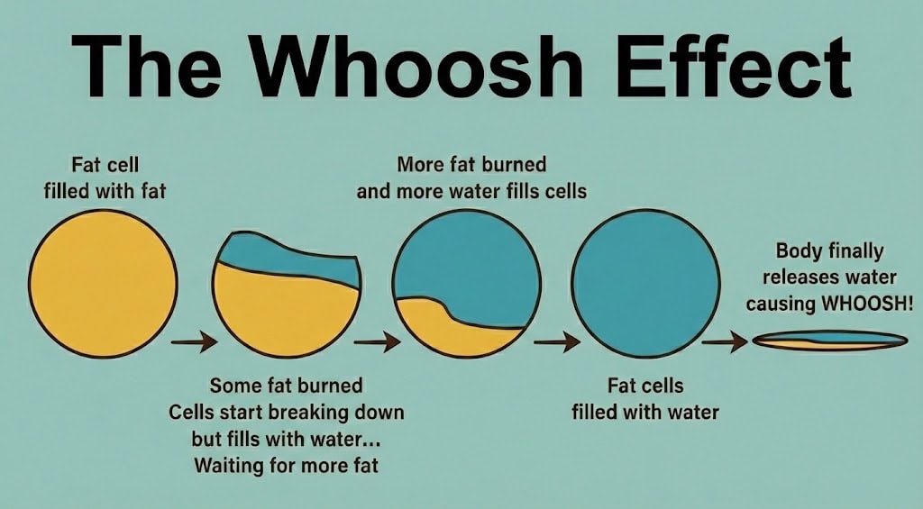 "The Whoosh Effect" - Why Patience Beats Panic in Fat Loss